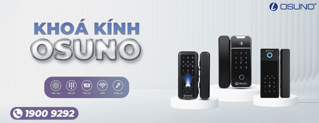 Khóa cửa thông minh Osuno| Khóa điện tử Osuno| Công nghệ Nhật Bản